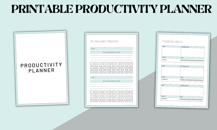 Master Your Days: Why a Printable Productivity Planner is Your Key to ...