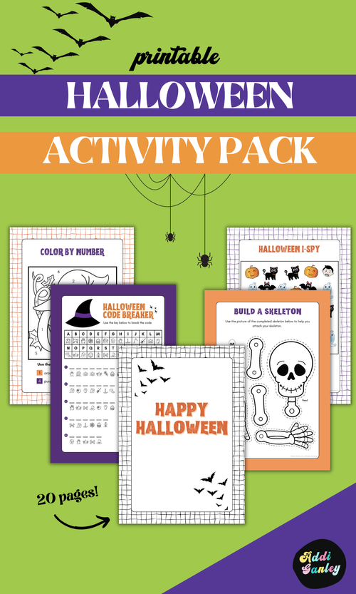 Printable Halloween Kids Activity Pack