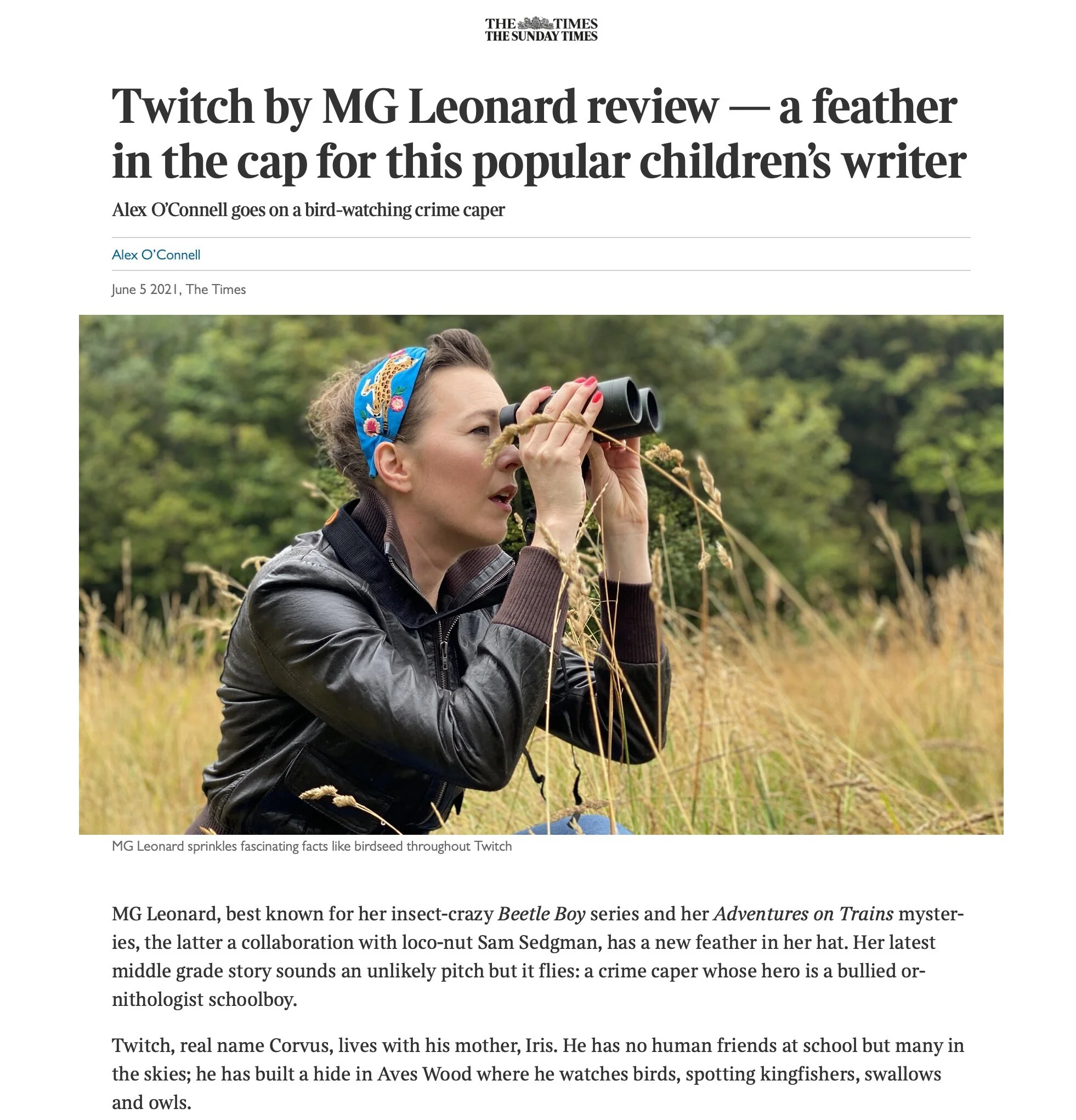 M. G. Leonard