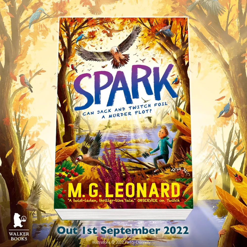 THE TWITCHERS book 2 is called SPARK — M. G. Leonard