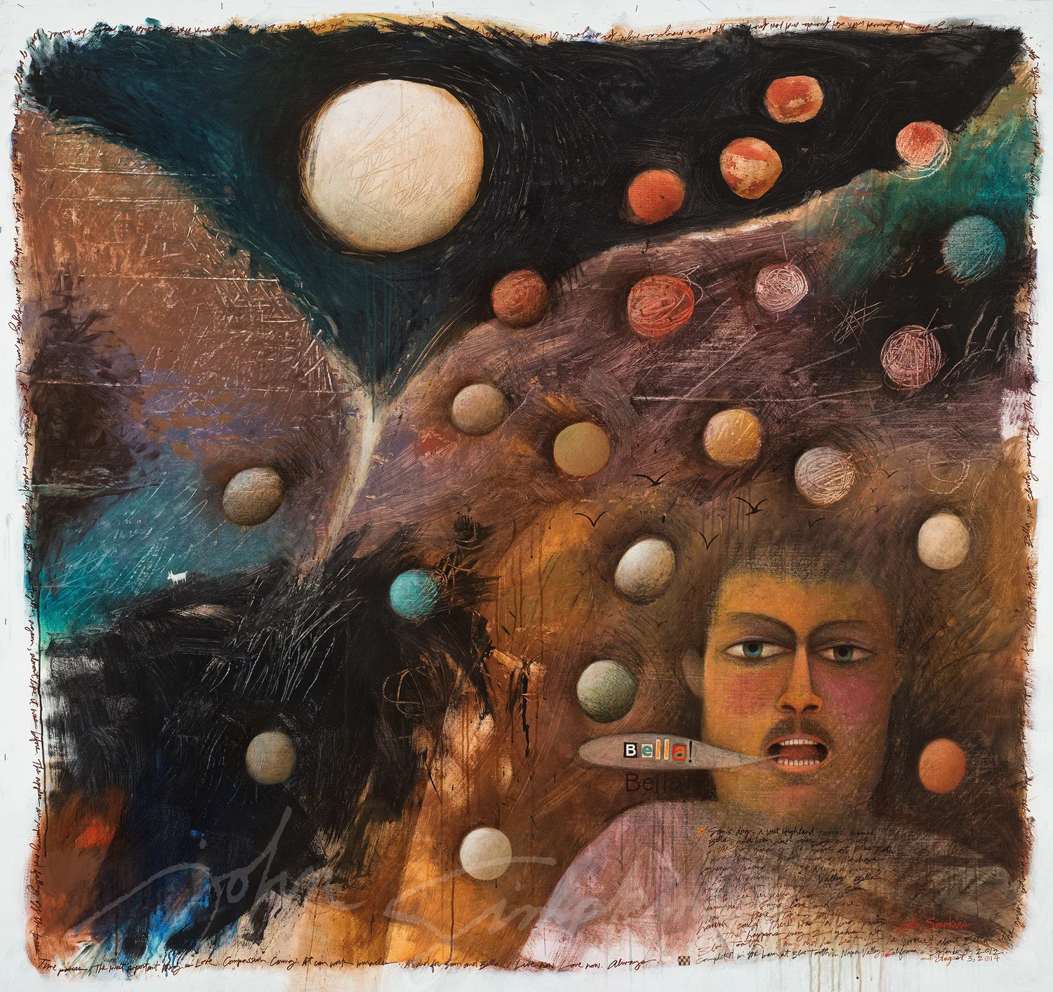 Large Canvases — The Work of Artist John Simpkins