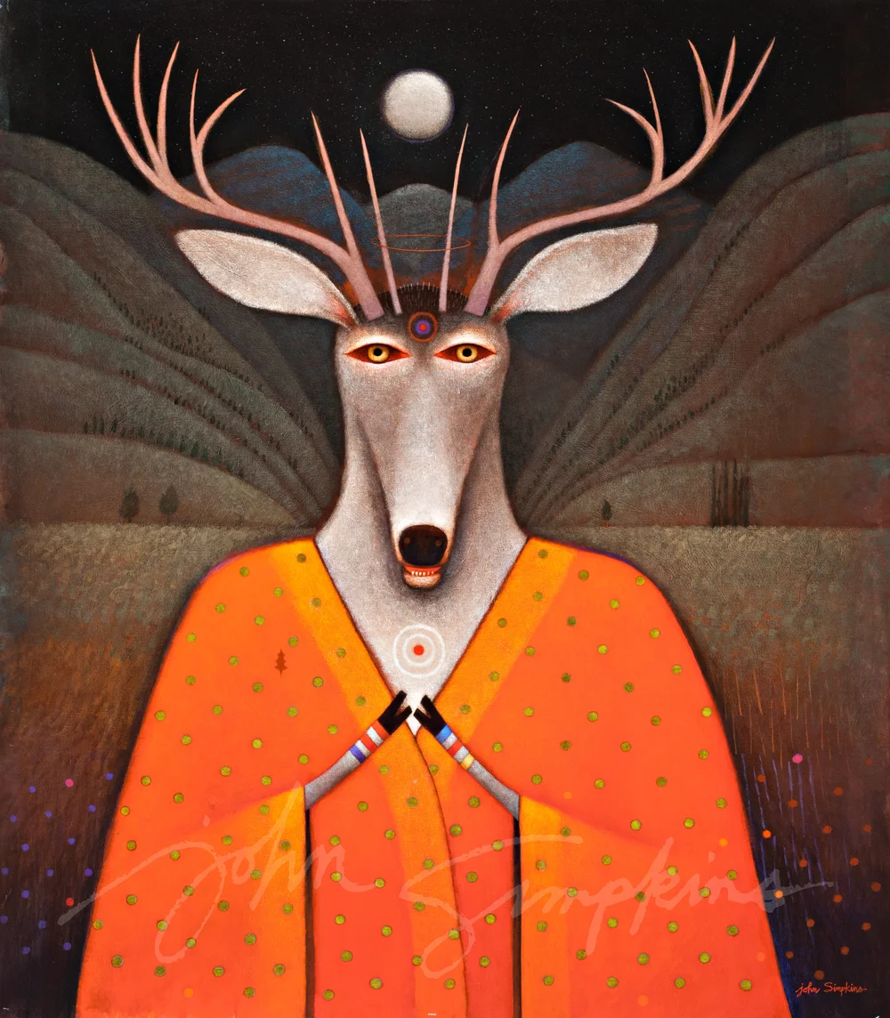 Large Canvases — The Work of Artist John Simpkins
