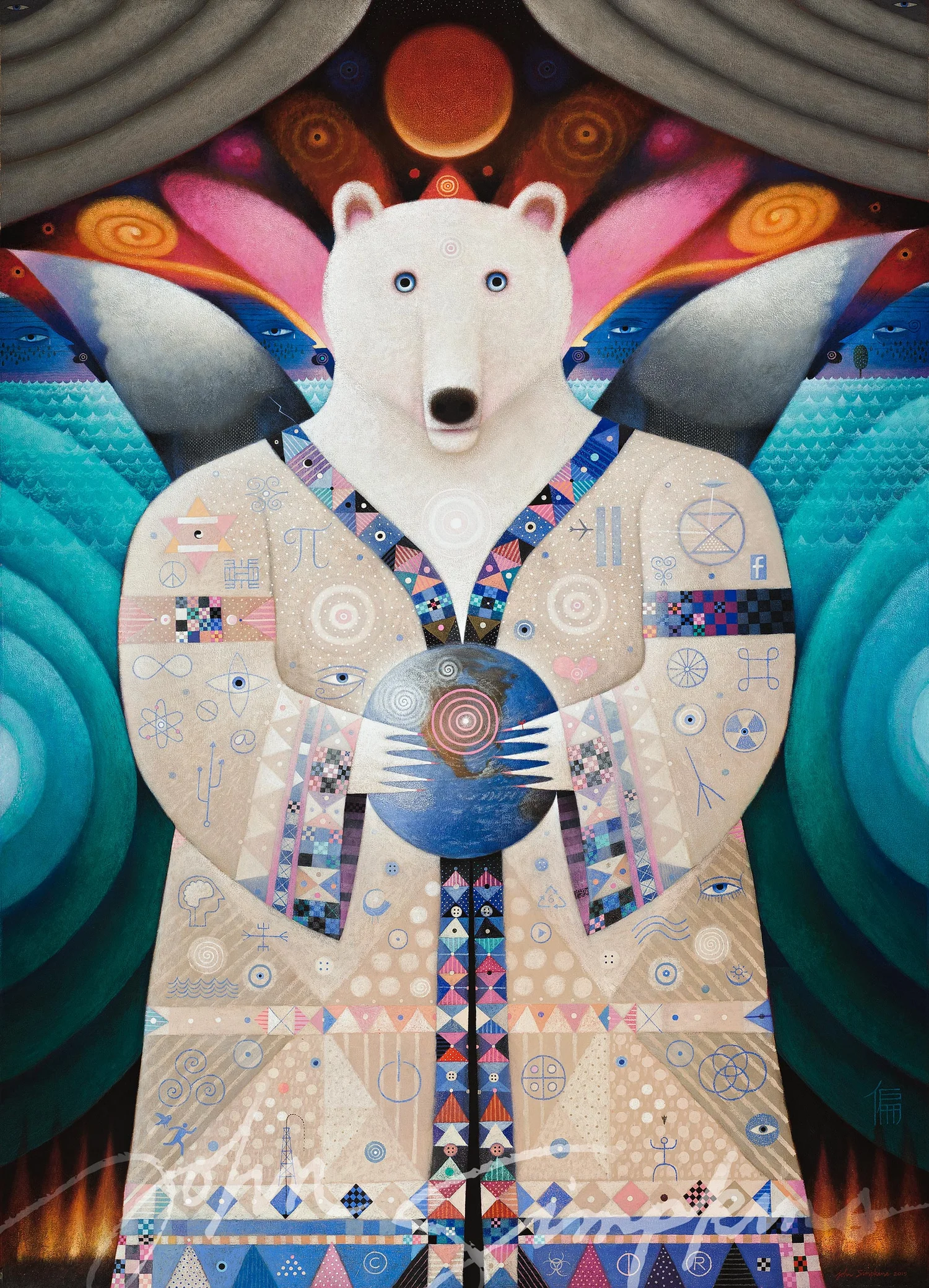 Large Canvases — The Work of Artist John Simpkins