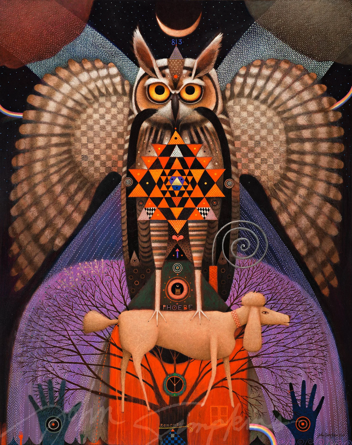 Large Canvases — The Work of Artist John Simpkins