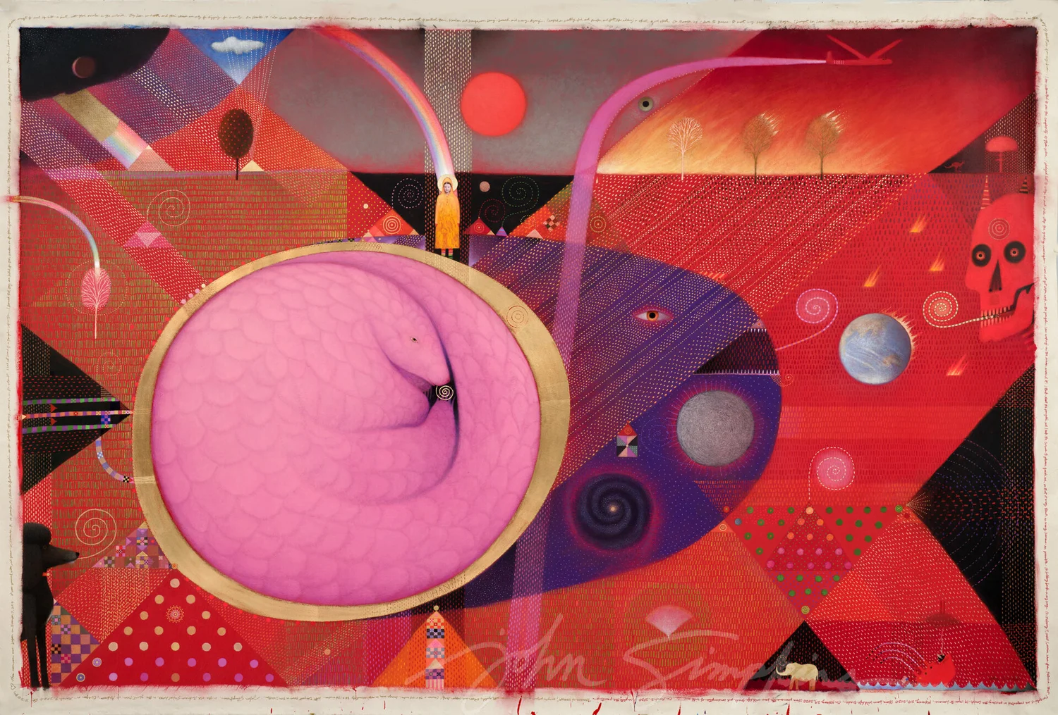 Large Canvases — The Work of Artist John Simpkins