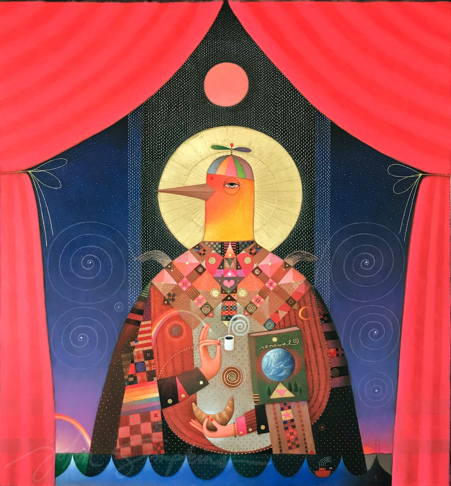 Large Canvases — The Work of Artist John Simpkins