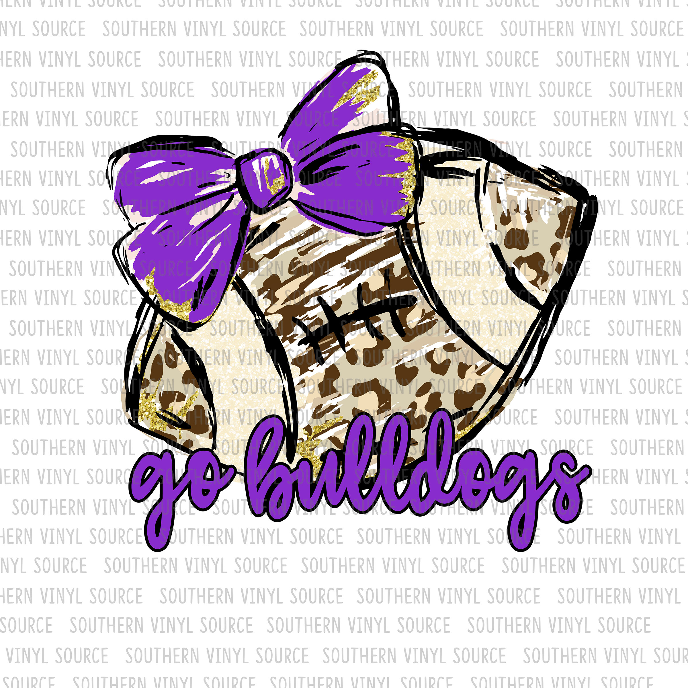White And Purple Leopard Print