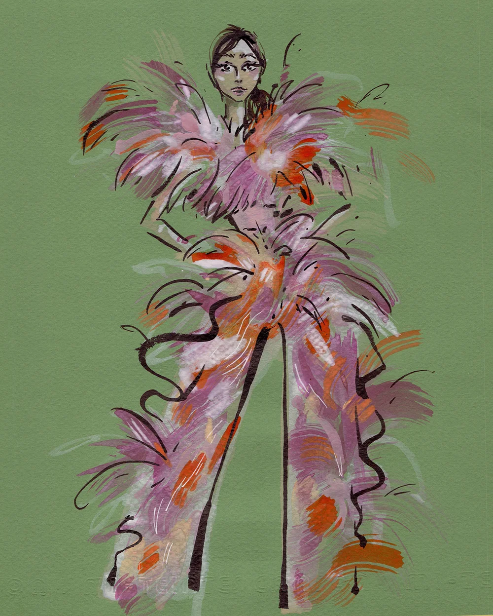 Marc Jacobs Original Sketches