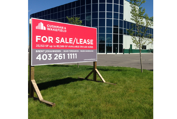 Commercial Real Estate Sign Installation — True Sign