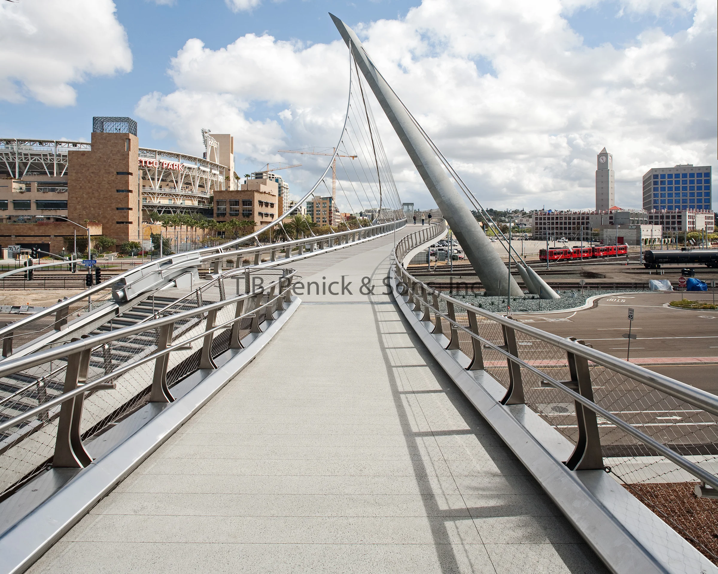 Harbor Drive Pedestrian Bridge — T.B. Penick & Sons