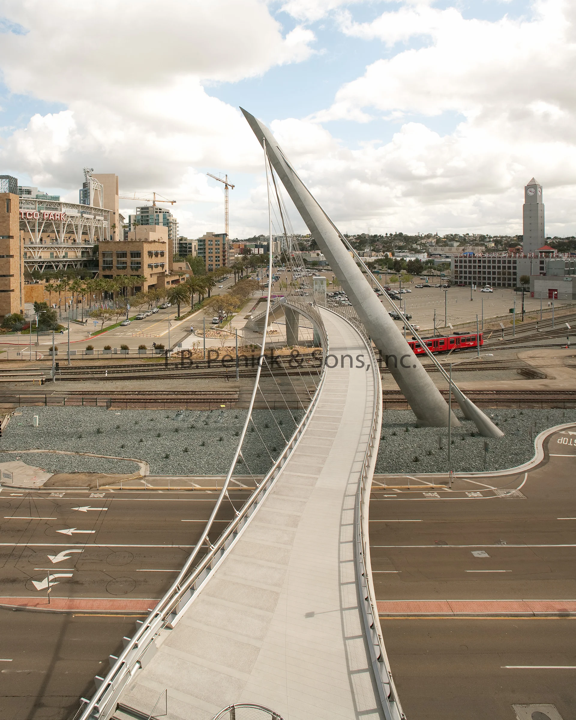 Harbor Drive Pedestrian Bridge — T.B. Penick & Sons