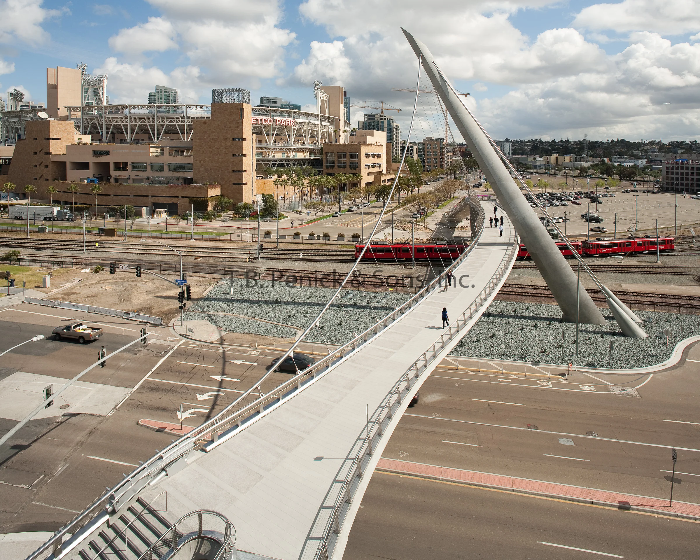 Harbor Drive Pedestrian Bridge — T.B. Penick & Sons