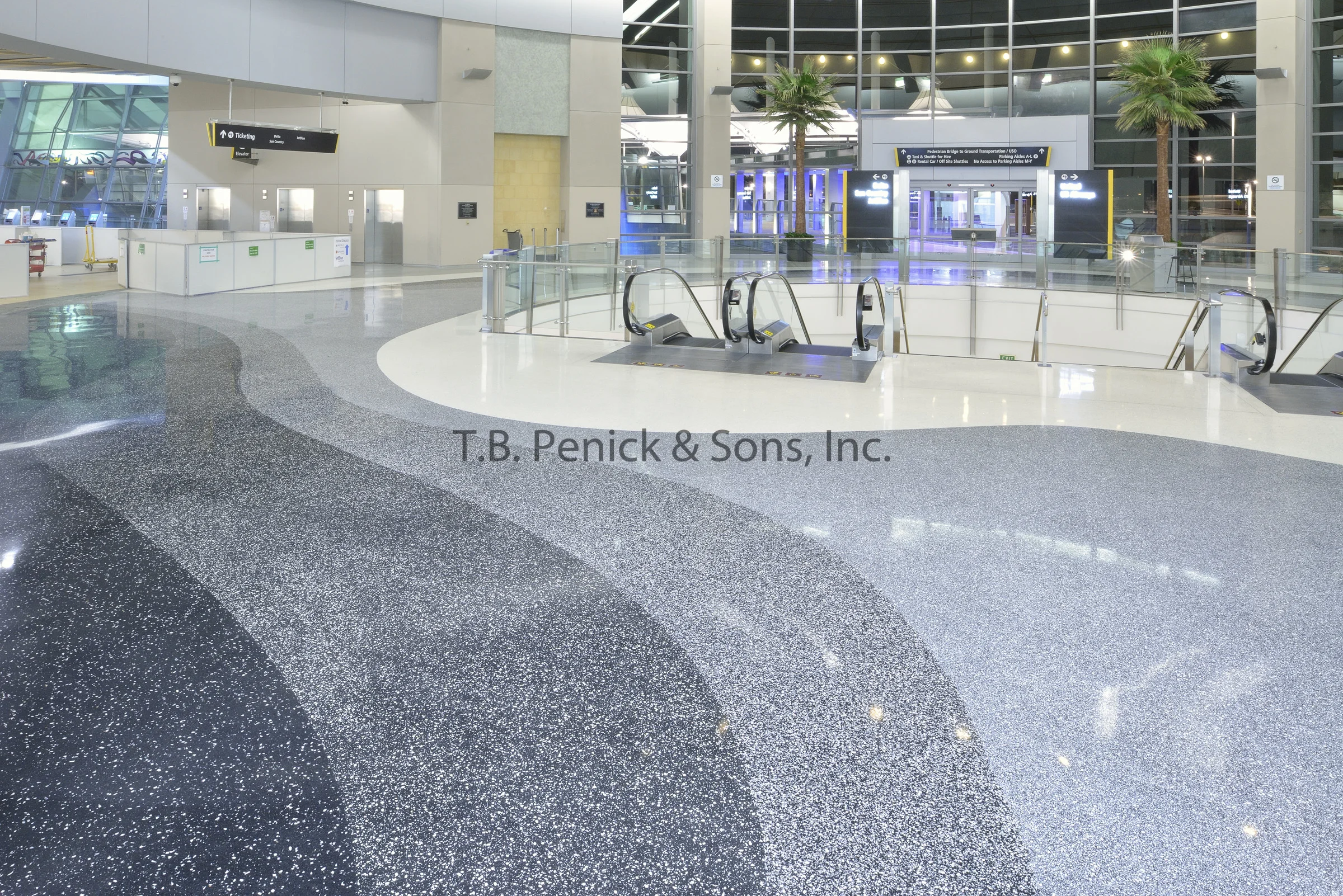 San Diego International Airport Interior — T.B. Penick & Sons