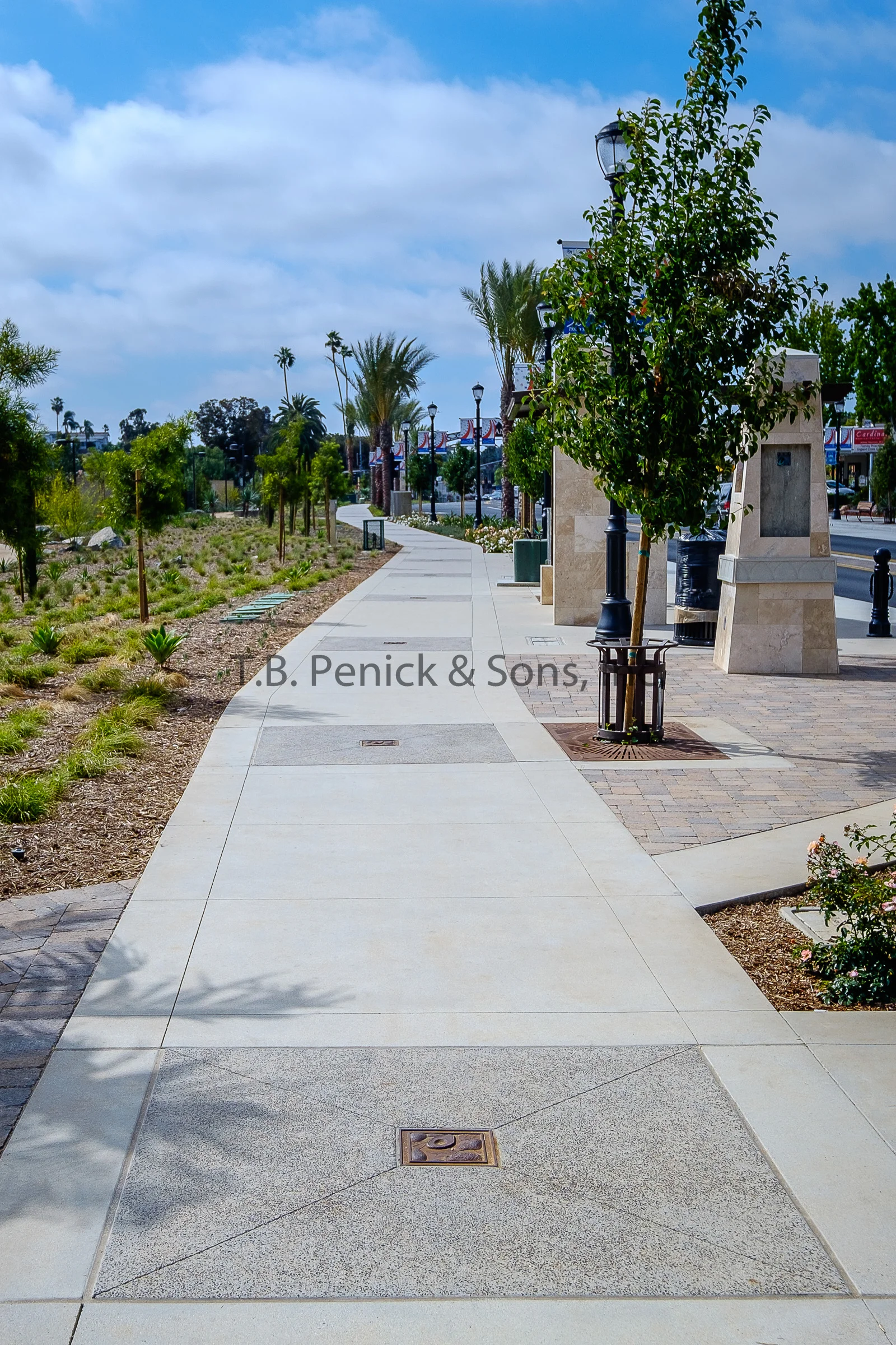 South Santa Fe Streetscape - Quarry stone finish & Lithocrete — T.B ...
