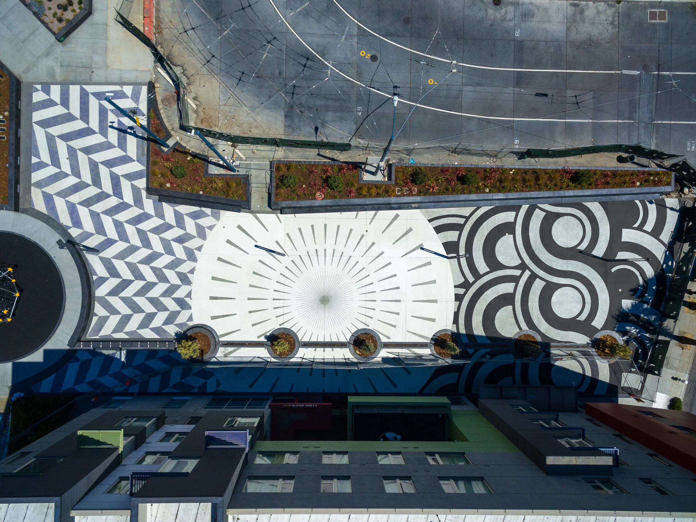 Unity Plaza - Lithocrete, Quarry Stone finish, & Concrete Coloration ...