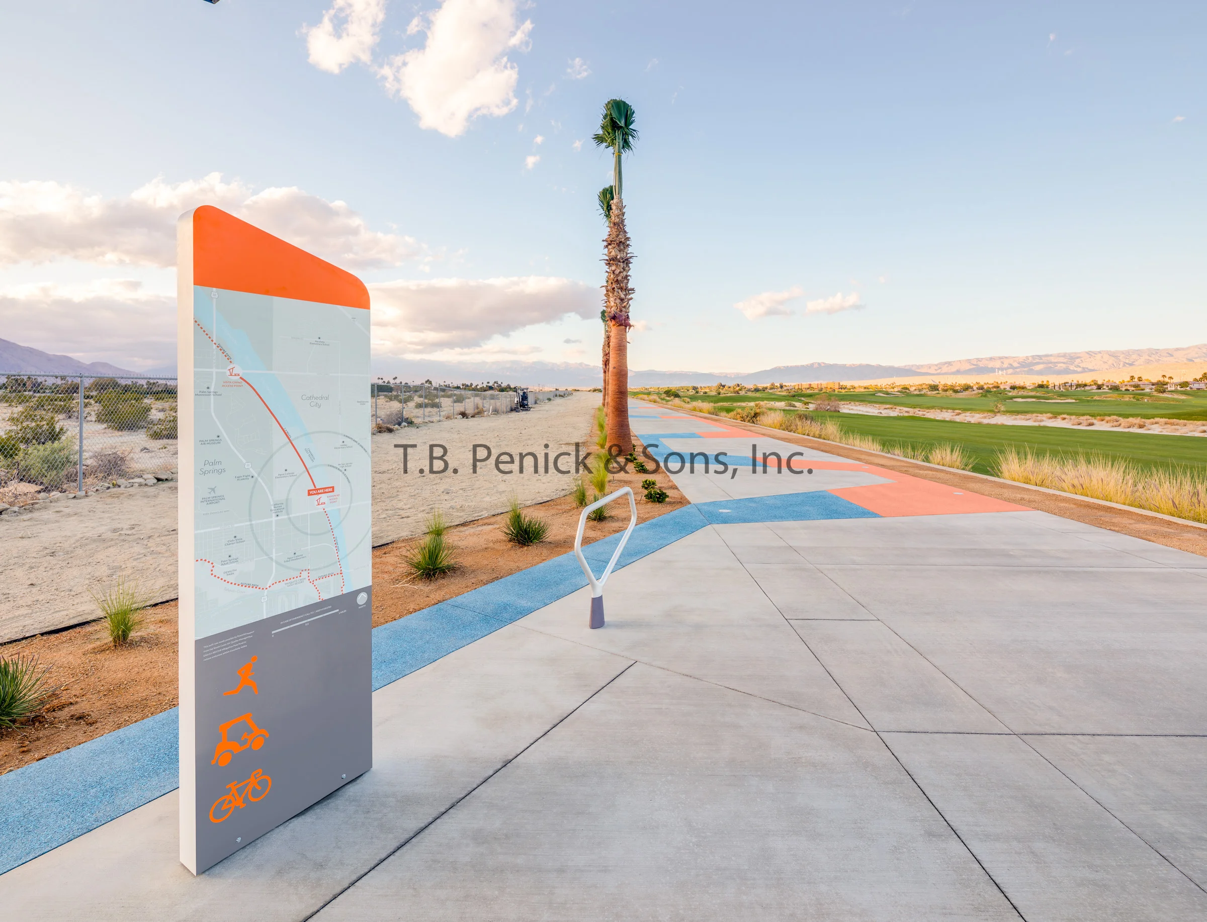 Whitewater River Bike Path (CV Link) - Lithocrete — T.B. Penick & Sons