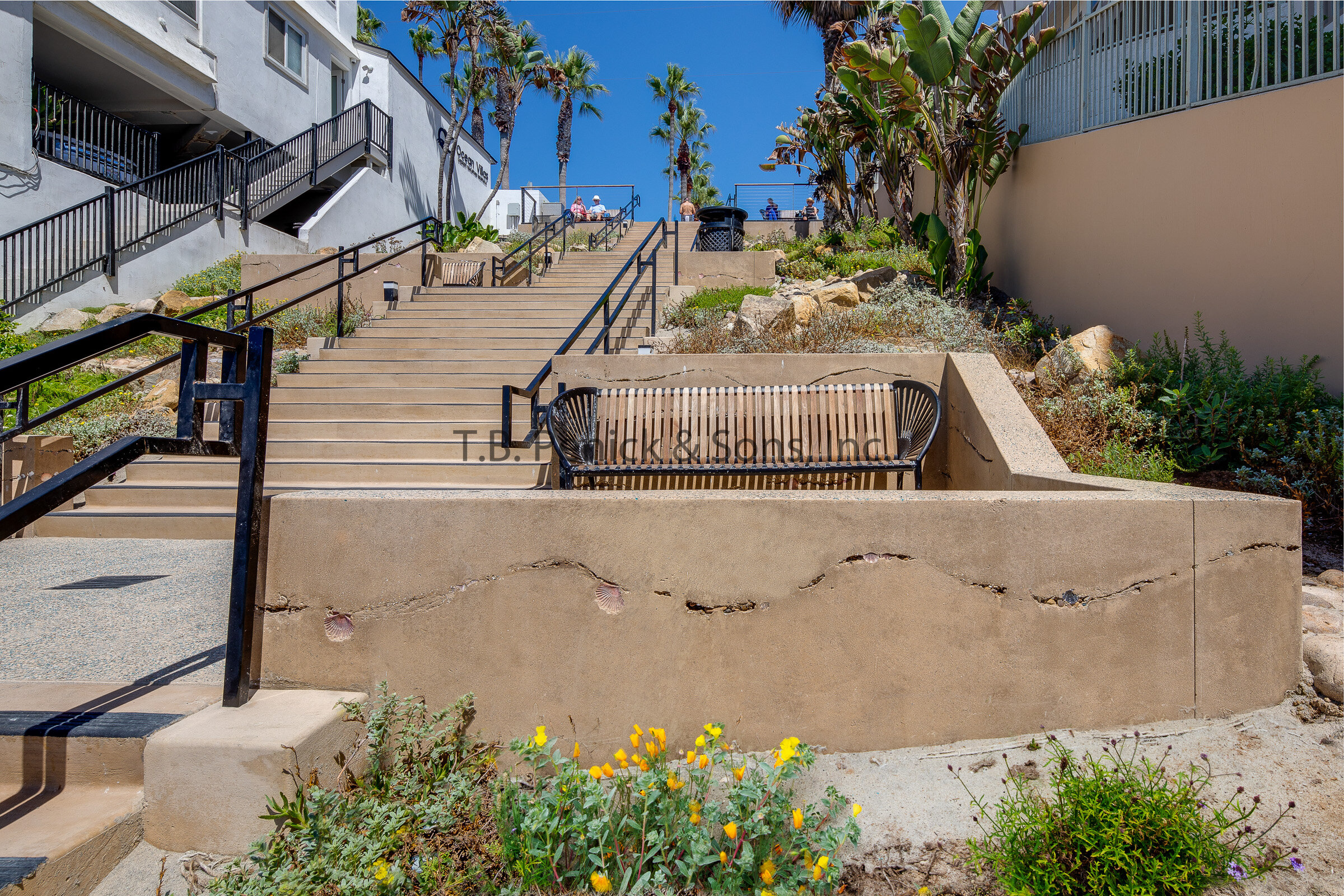 Ocean Street Beach Access - Lithocrete & Lithocrete Sedimentary Walls ...