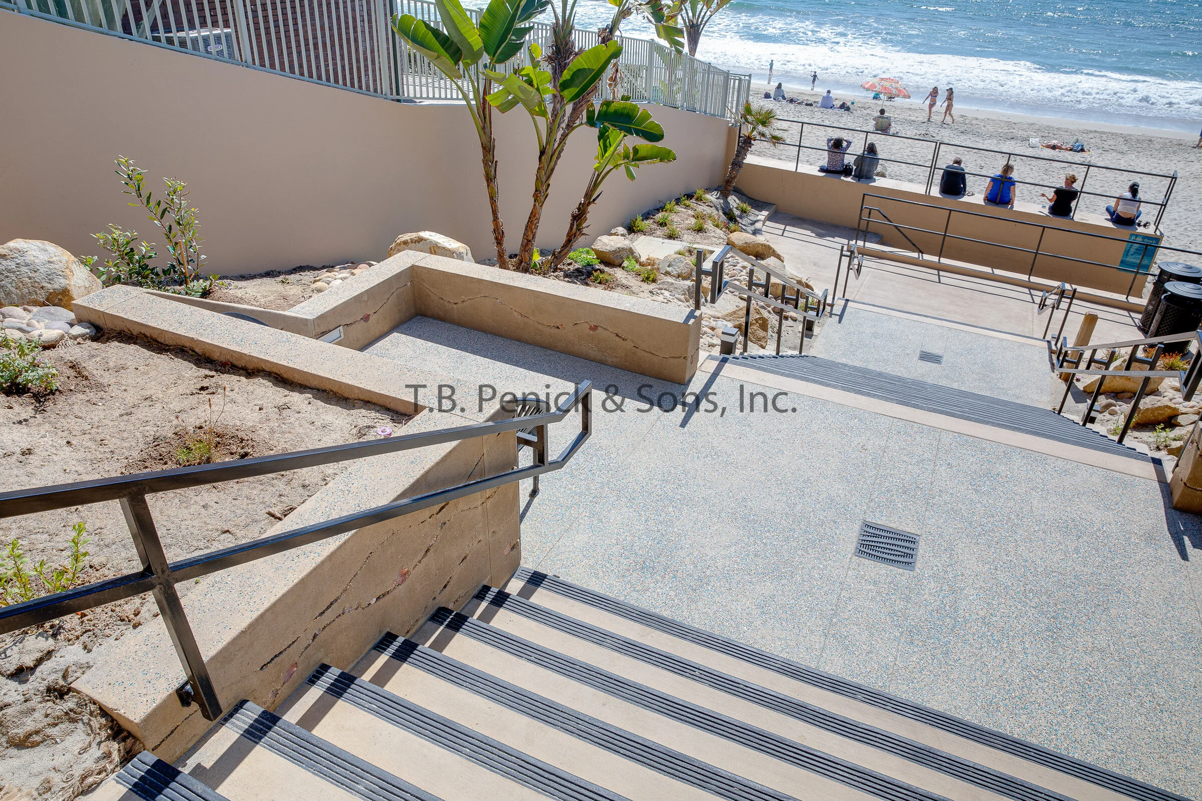Ocean Street Beach Access - Lithocrete & Lithocrete Sedimentary Walls ...