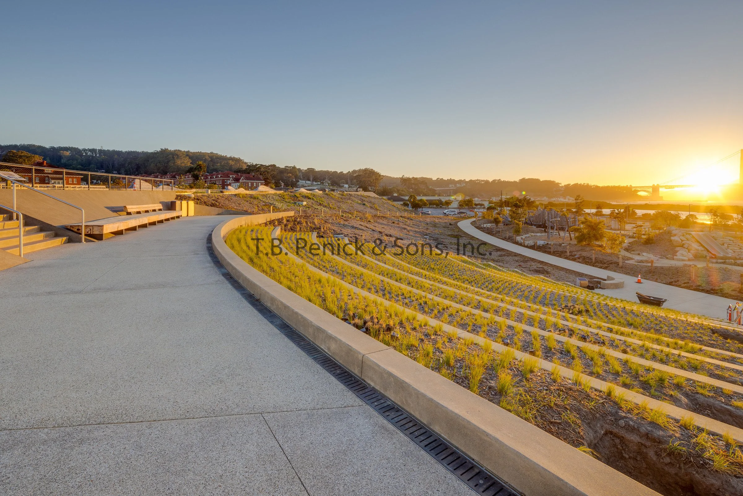 Presidio Tunnel Tops - Lithocrete — T.B. Penick & Sons