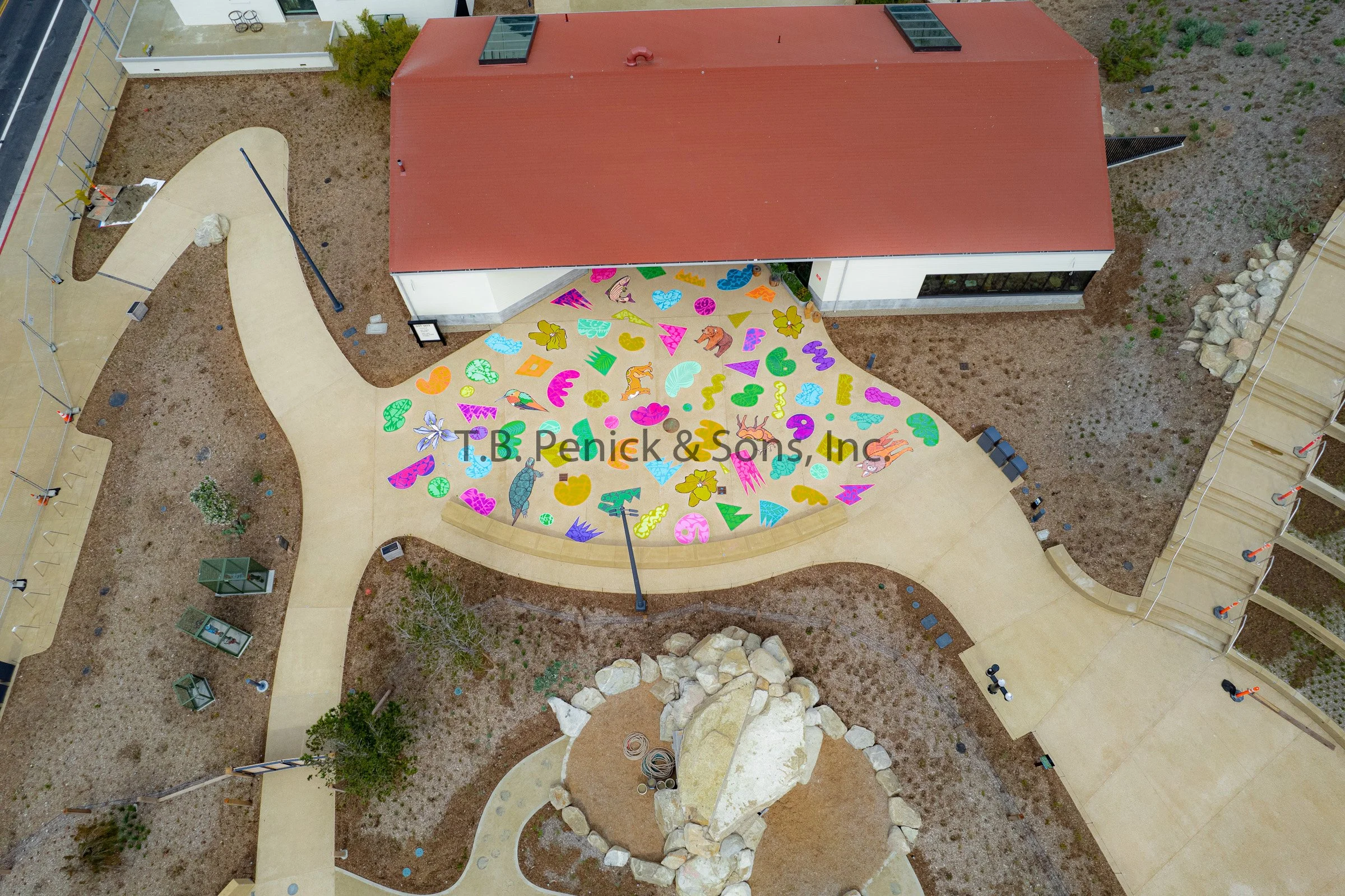 Presidio Tunnel Tops - Lithocrete — T.B. Penick & Sons