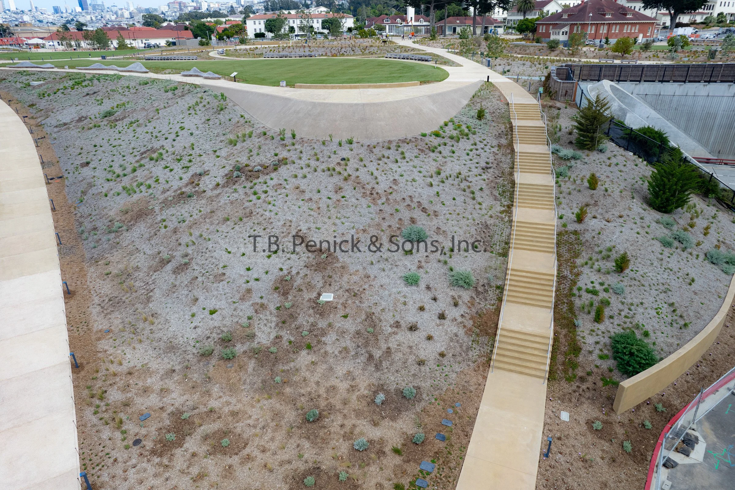 Presidio Tunnel Tops - Lithocrete — T.B. Penick & Sons