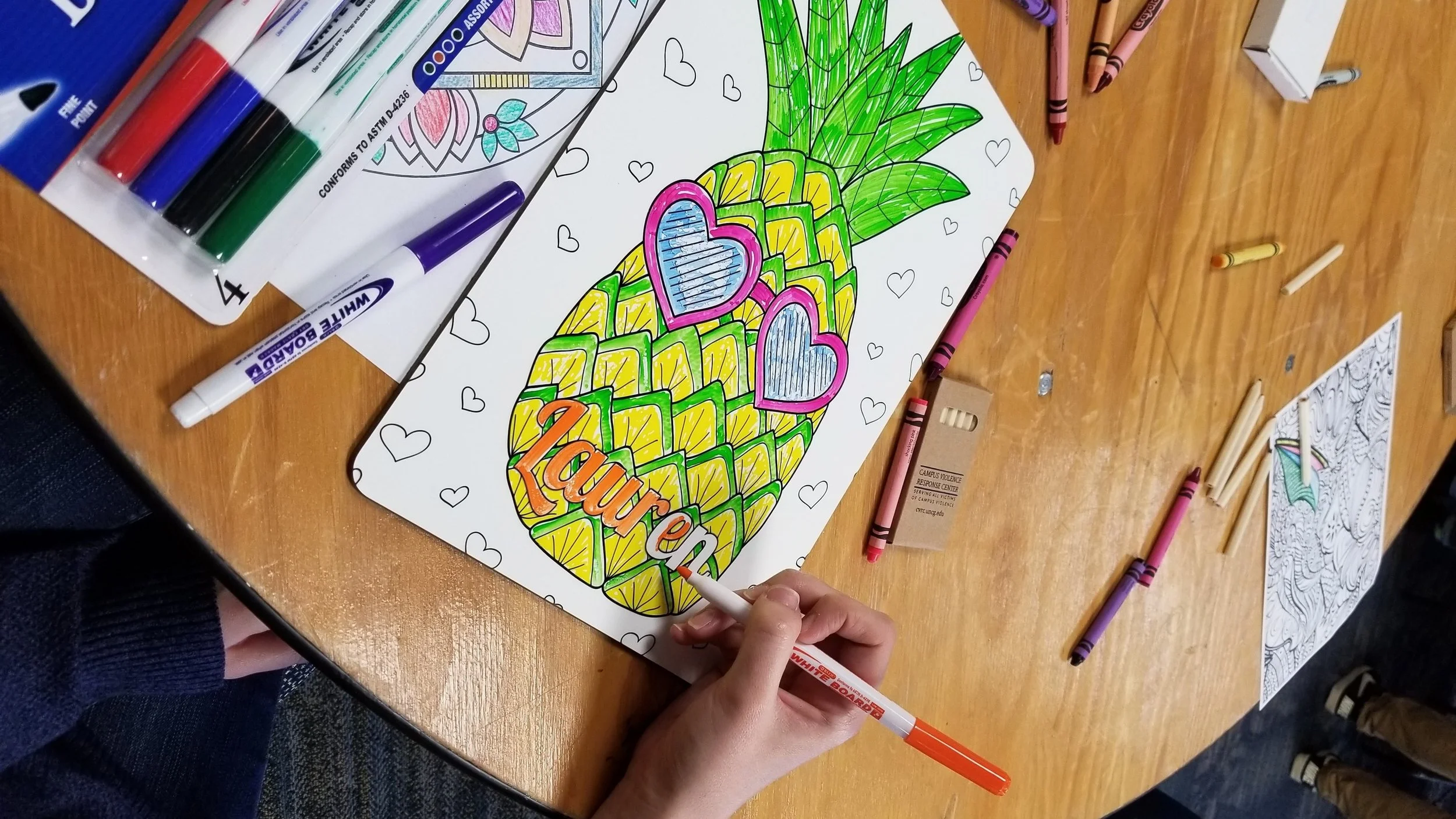 Coloring Dry Erase Boards — Lightning Events