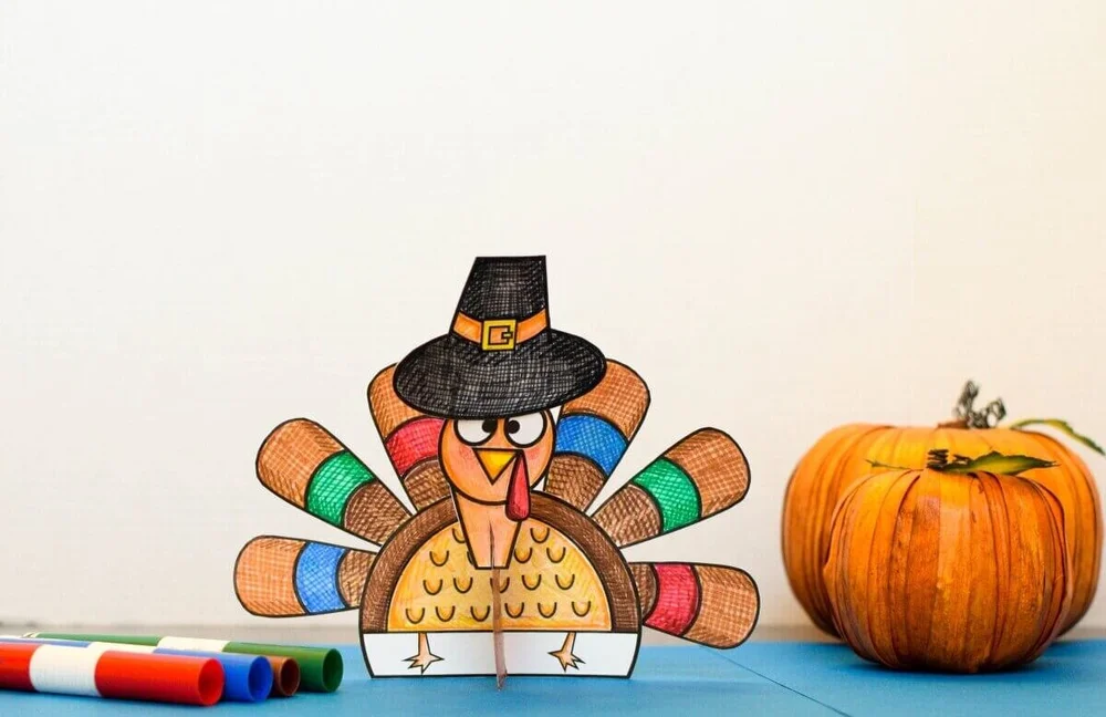 Thanksgiving Turkey Craft For Kids - Free Printable Template | Swift ...