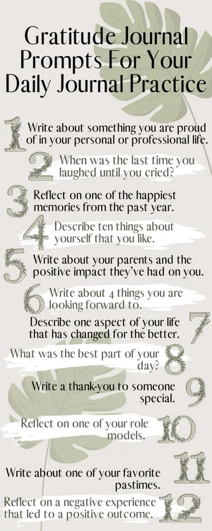 13 Gratitude Journal Prompts To Reflect On Today | Swift Wellness