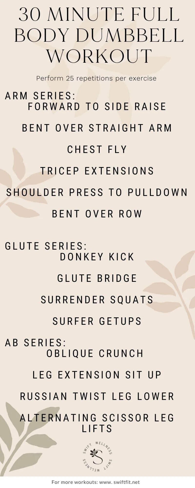 Full Body Dumbbell Workout