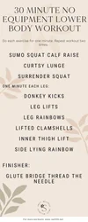 30 Minute No Equipment Lower Body Workout | Swift Wellness