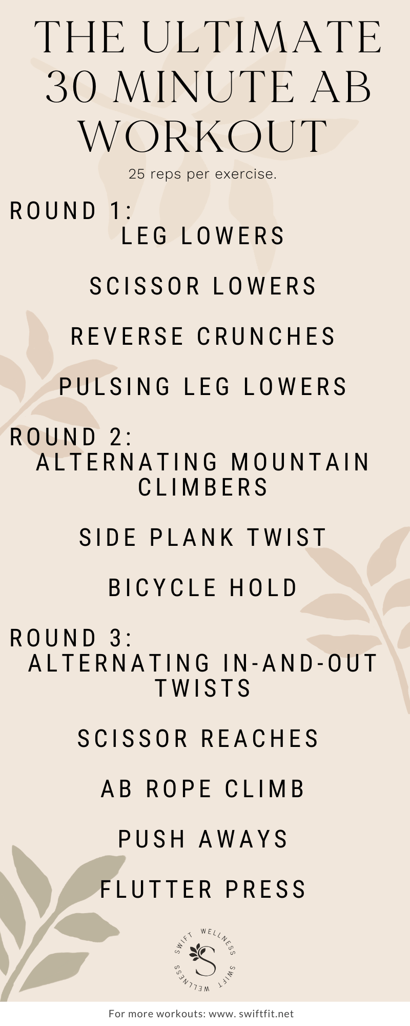 30 Minute Upper Body And Core Workout No Equipment Kayaworkout co