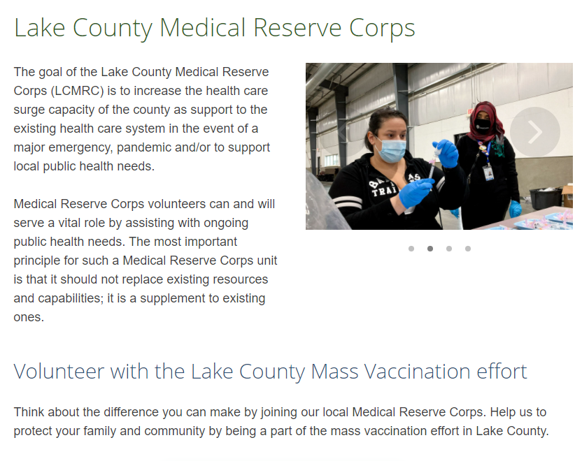 Volunteer — Lake County Coalition for the Homeless