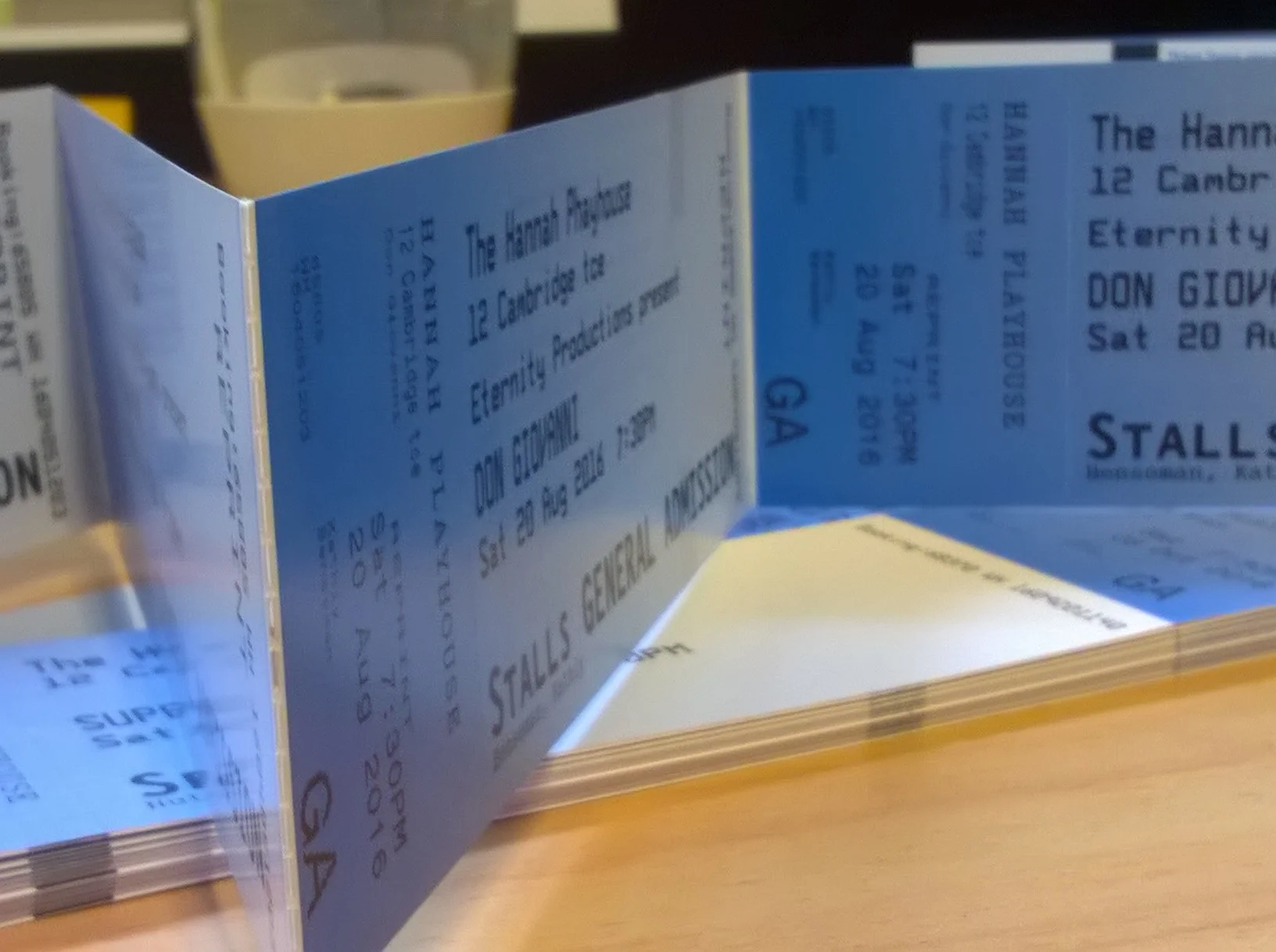 Ticket T&Cs Hannah Playhouse - What's on