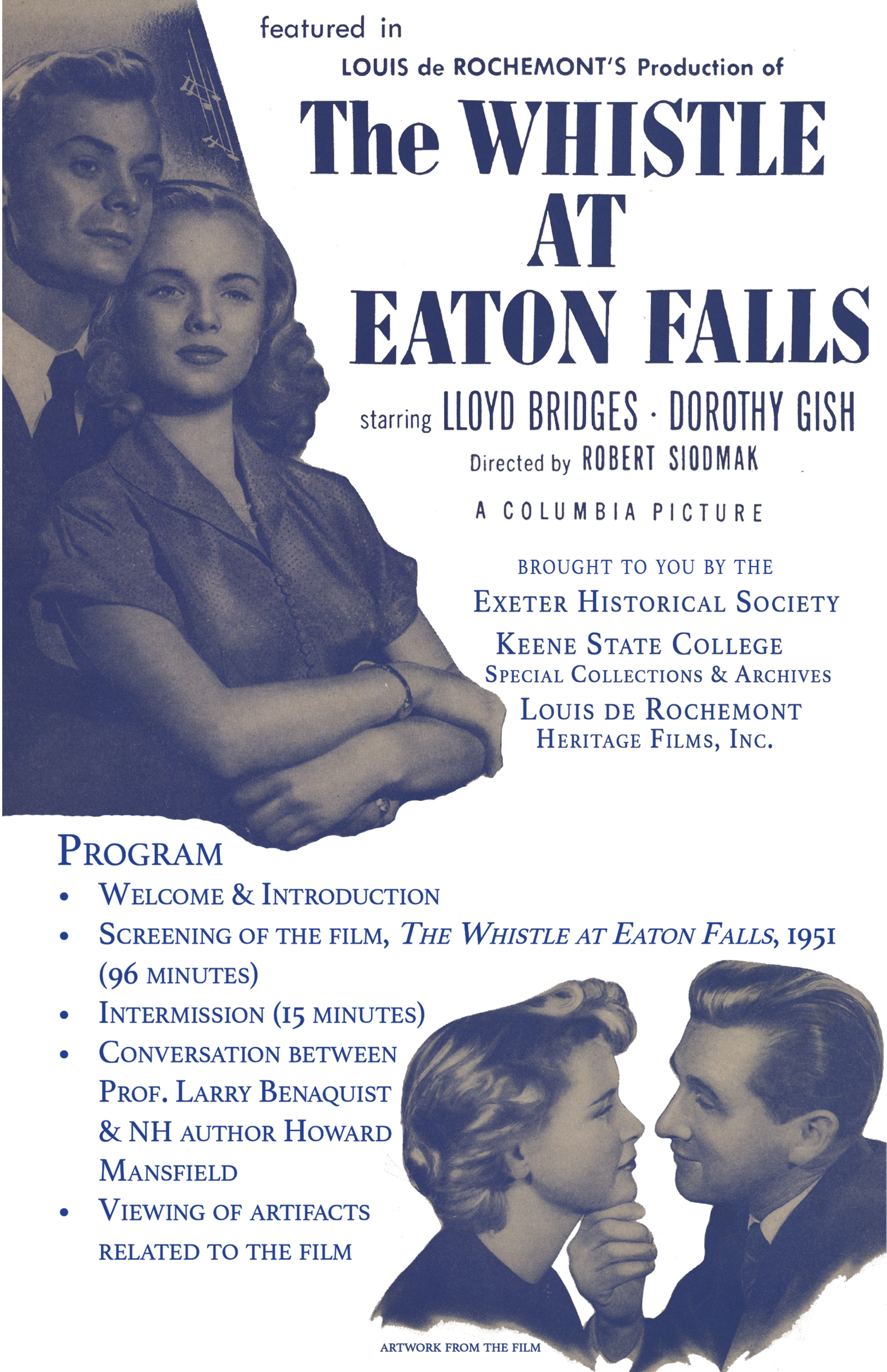 Movie Program — Exeter Historical Society