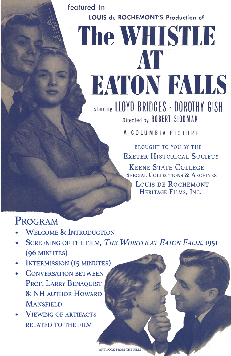 Movie Program — Exeter Historical Society