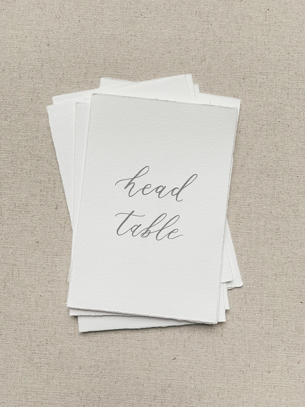 Calligraphy Table Numbers (Card Stock) | Ettie Kim Studio