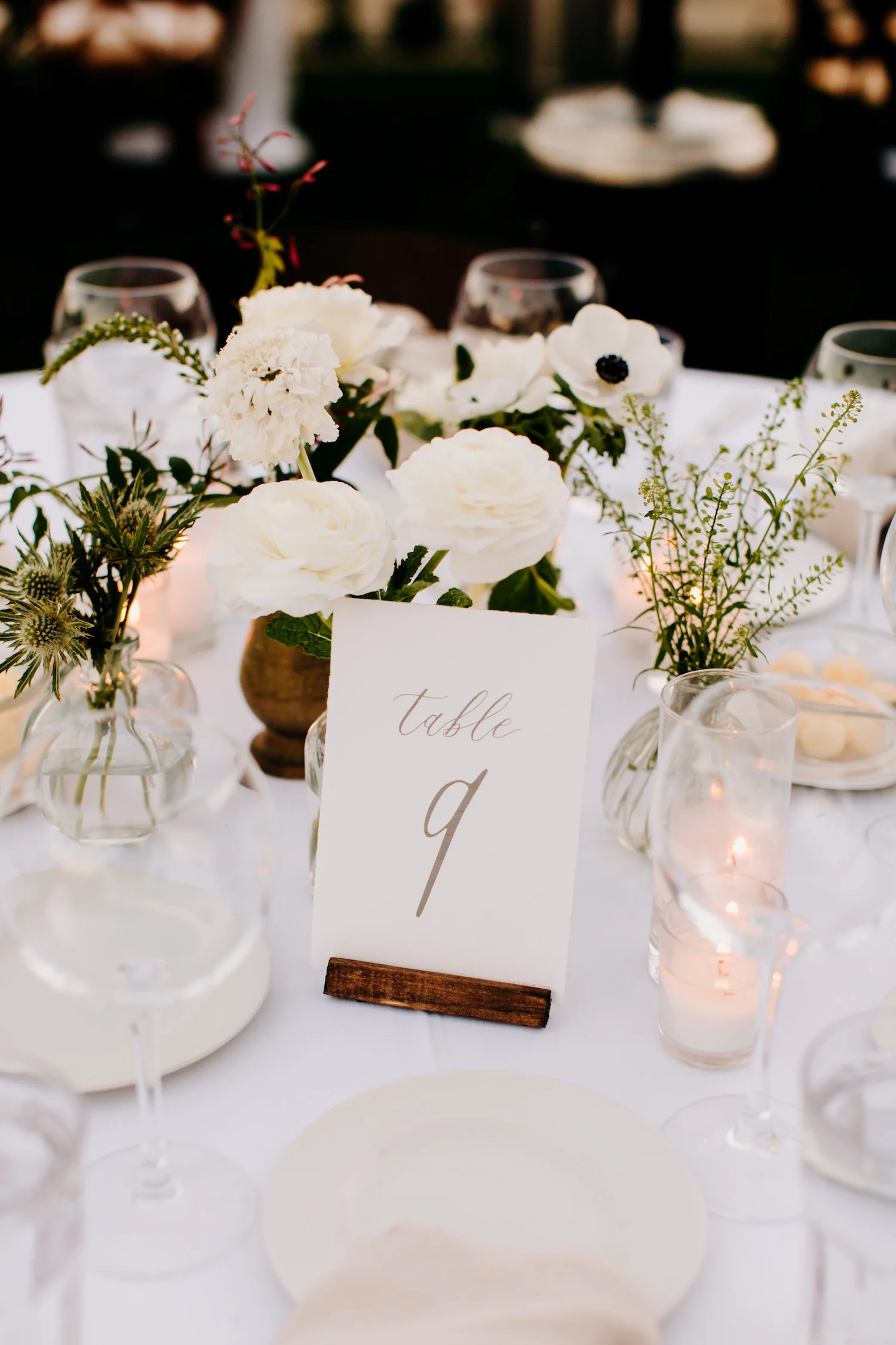 Calligraphy Table Numbers (Card Stock) | Ettie Kim Studio