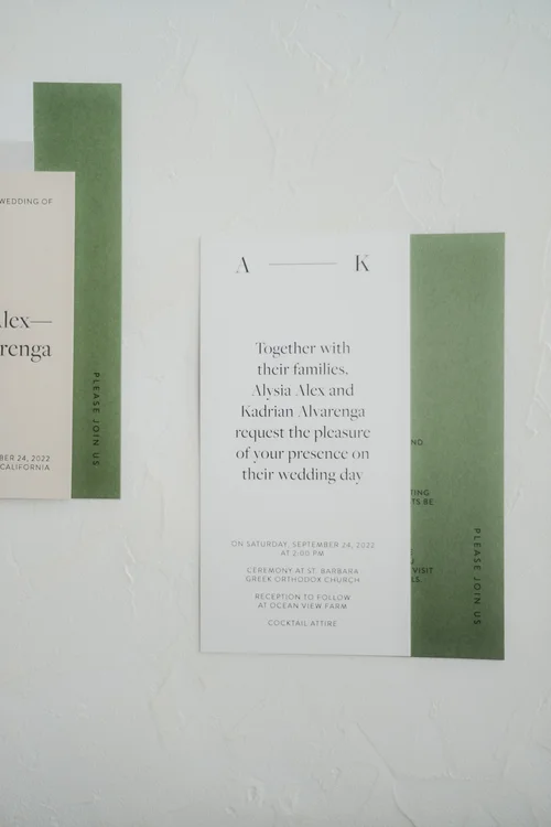 Elizabeth Invitation Card | Ettie Kim Studio