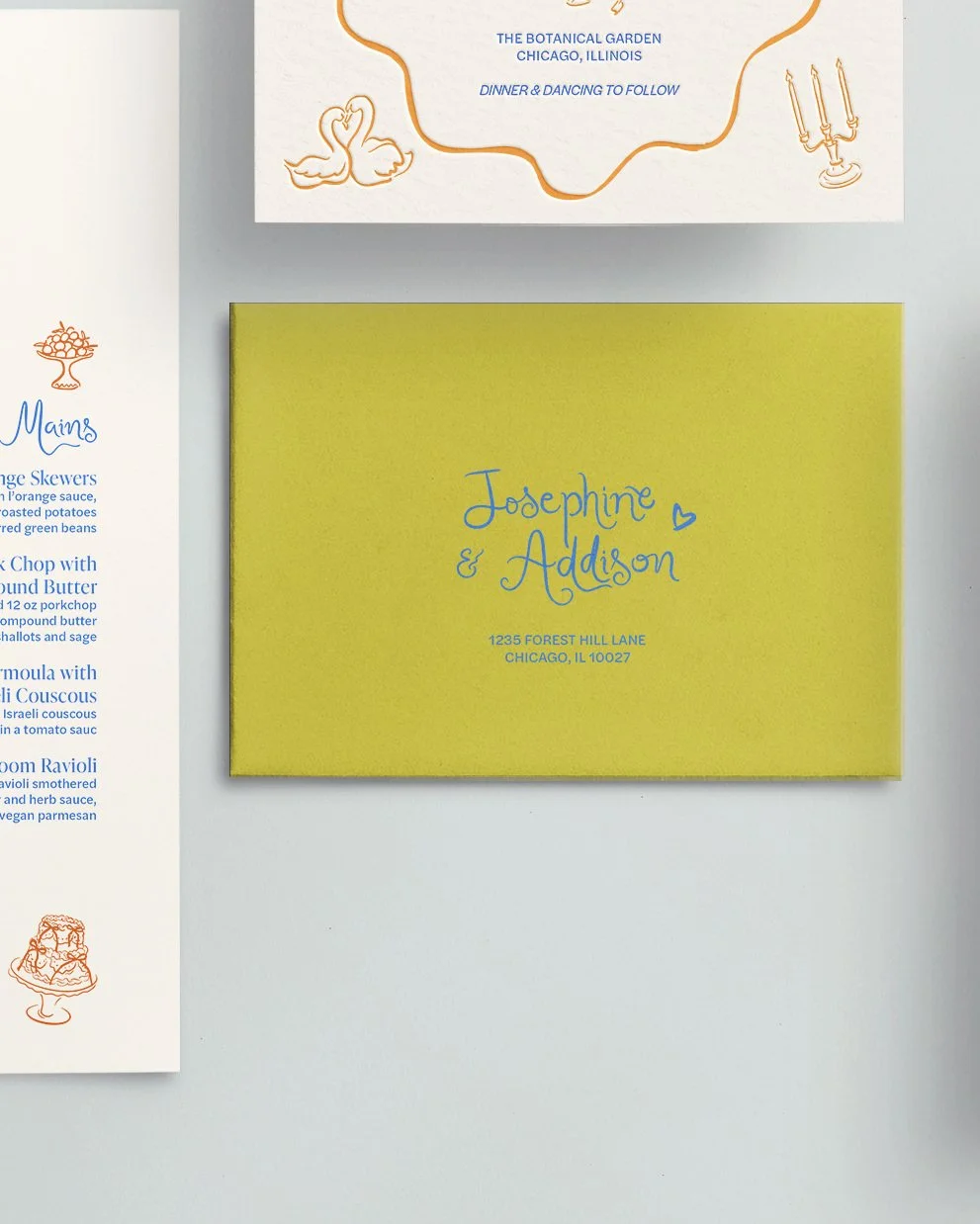 Josephine Address Printing (Outer Envelope) | Ettie Kim Studio
