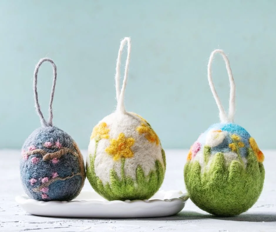 "Felted Easter Eggs" with Bec Wilson | ADULTS | 1:30 - 4pm | Sunday ...