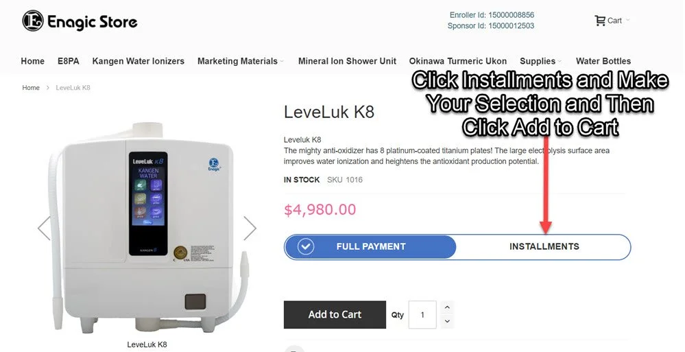 Kangen Leveluk K8 Water Ionizer (8 Plates) — John Ellis Water