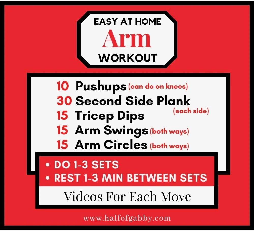SEXY ARM WORKOUT: No Weights — Half of Gabby