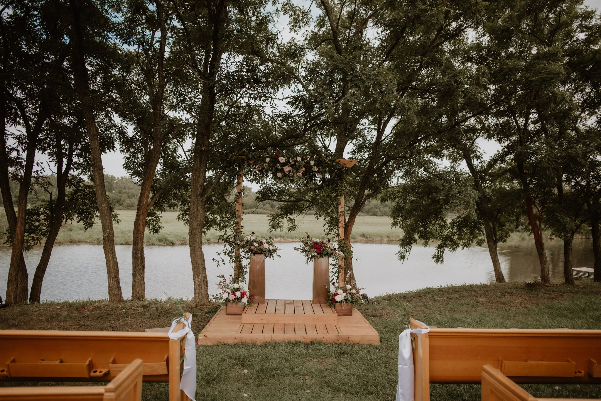Backyard Wedding | Leshara, Nebraska — Kaylie Sirek | Wyoming Wedding ...