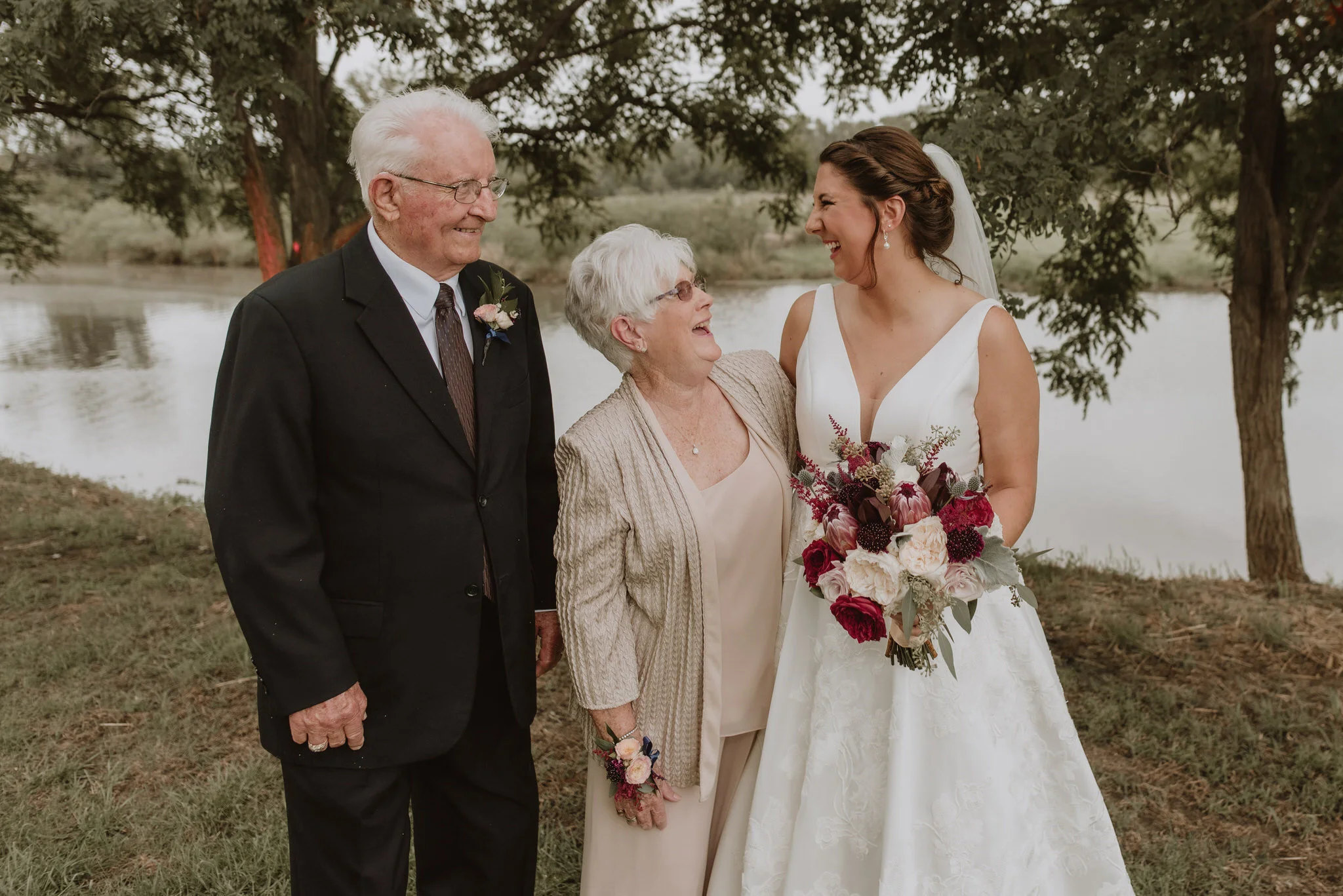 Backyard Wedding | Leshara, Nebraska — Kaylie Sirek | Wyoming Wedding ...