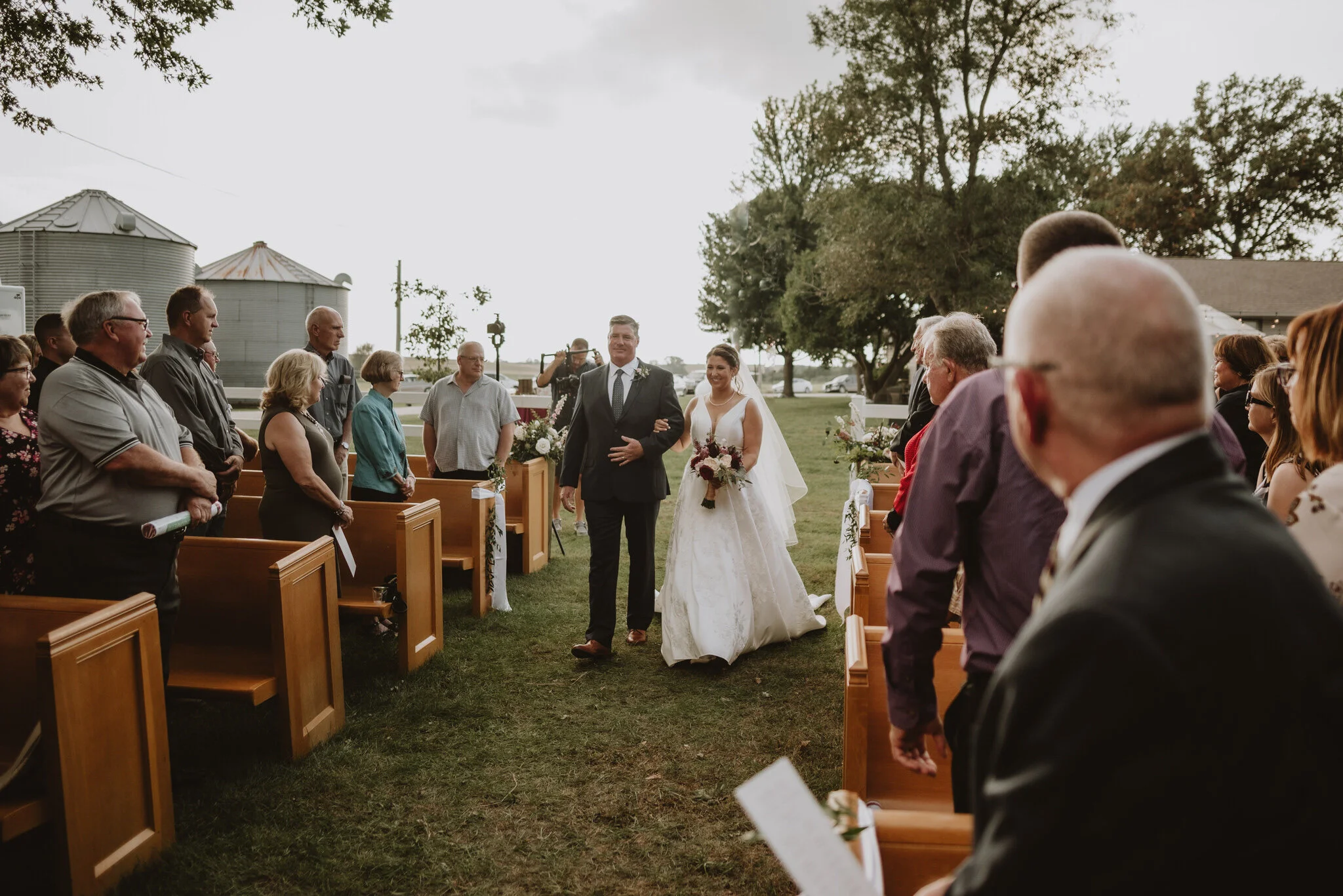 Backyard Wedding | Leshara, Nebraska — Kaylie Sirek | Wyoming Wedding ...