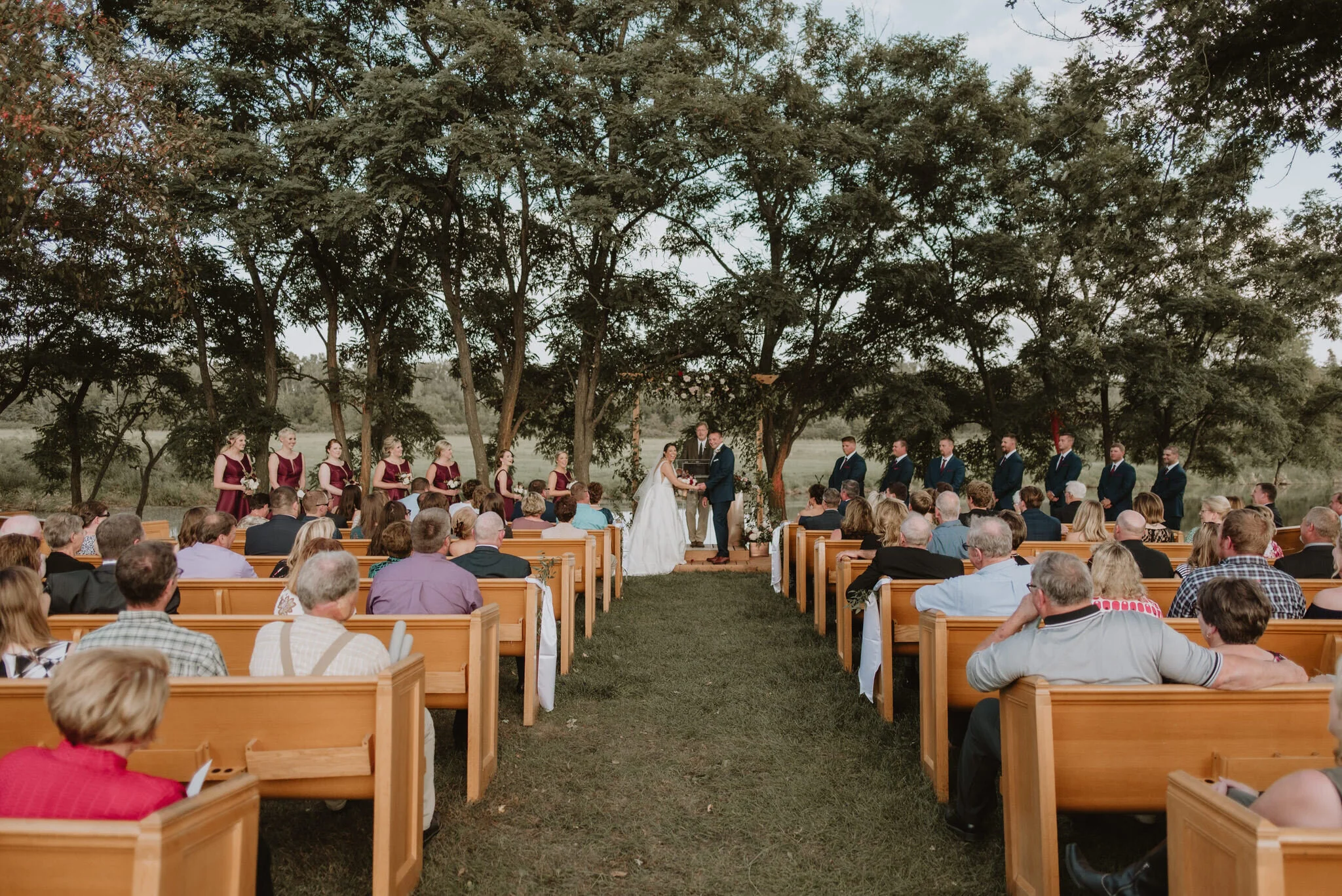 Backyard Wedding | Leshara, Nebraska — Kaylie Sirek | Wyoming Wedding ...
