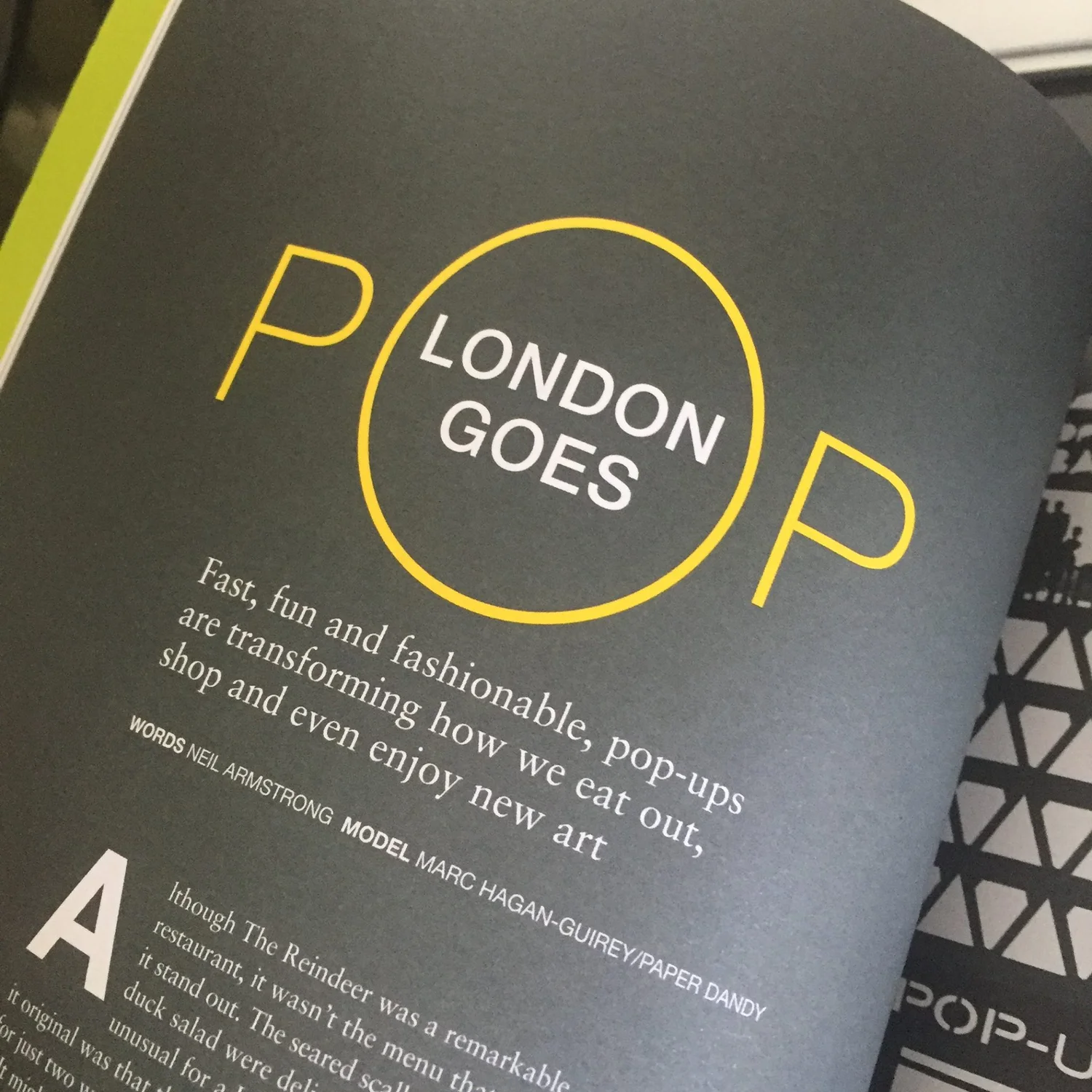 &LONDON MAGAZINE — Paper Dandy