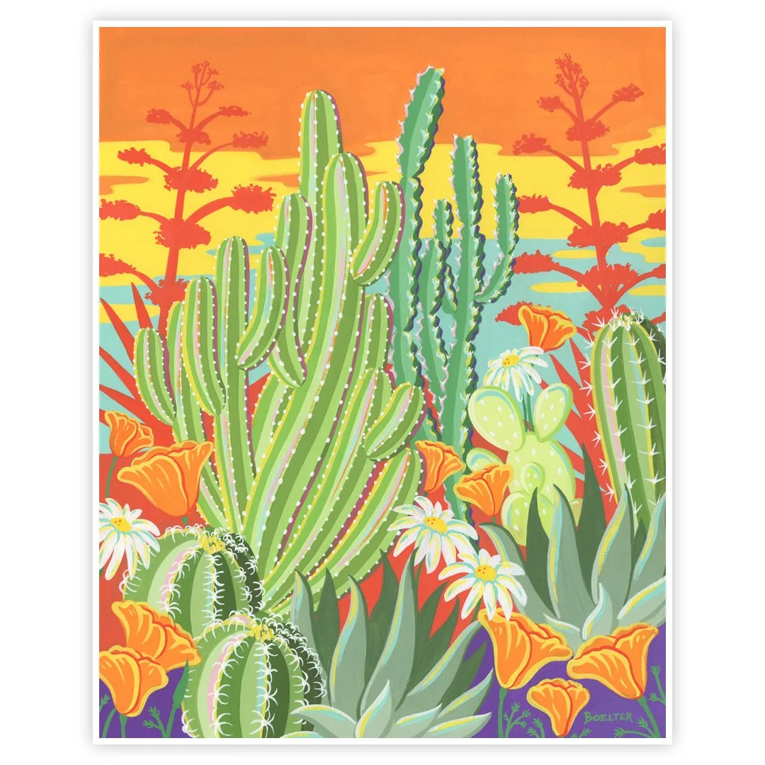 Floral & Cactus Paintings & Illustrations by Philip Boelter | Boelter ...