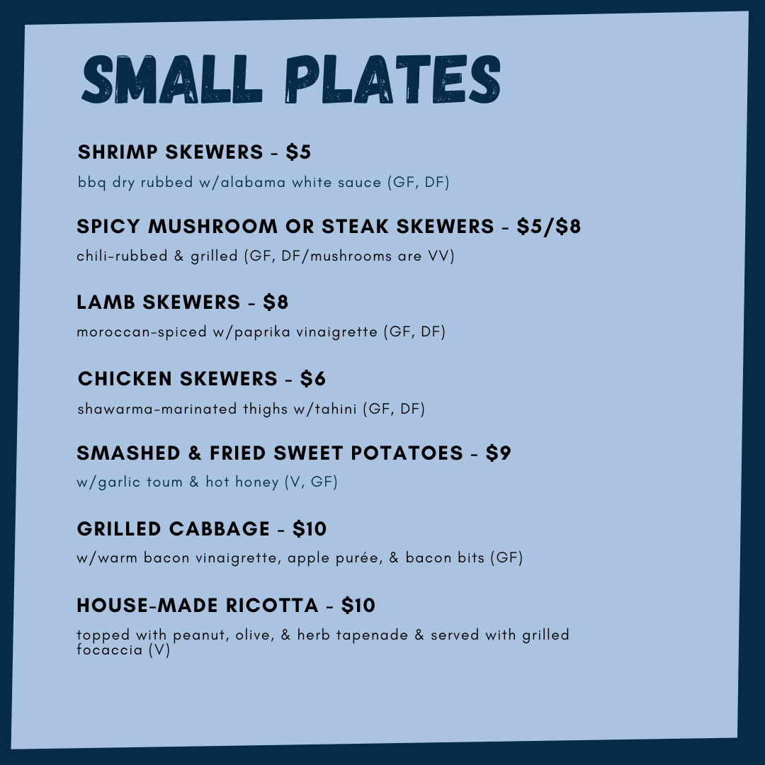 Today's Menu — Honest, humble food and drink in a comfortable ...