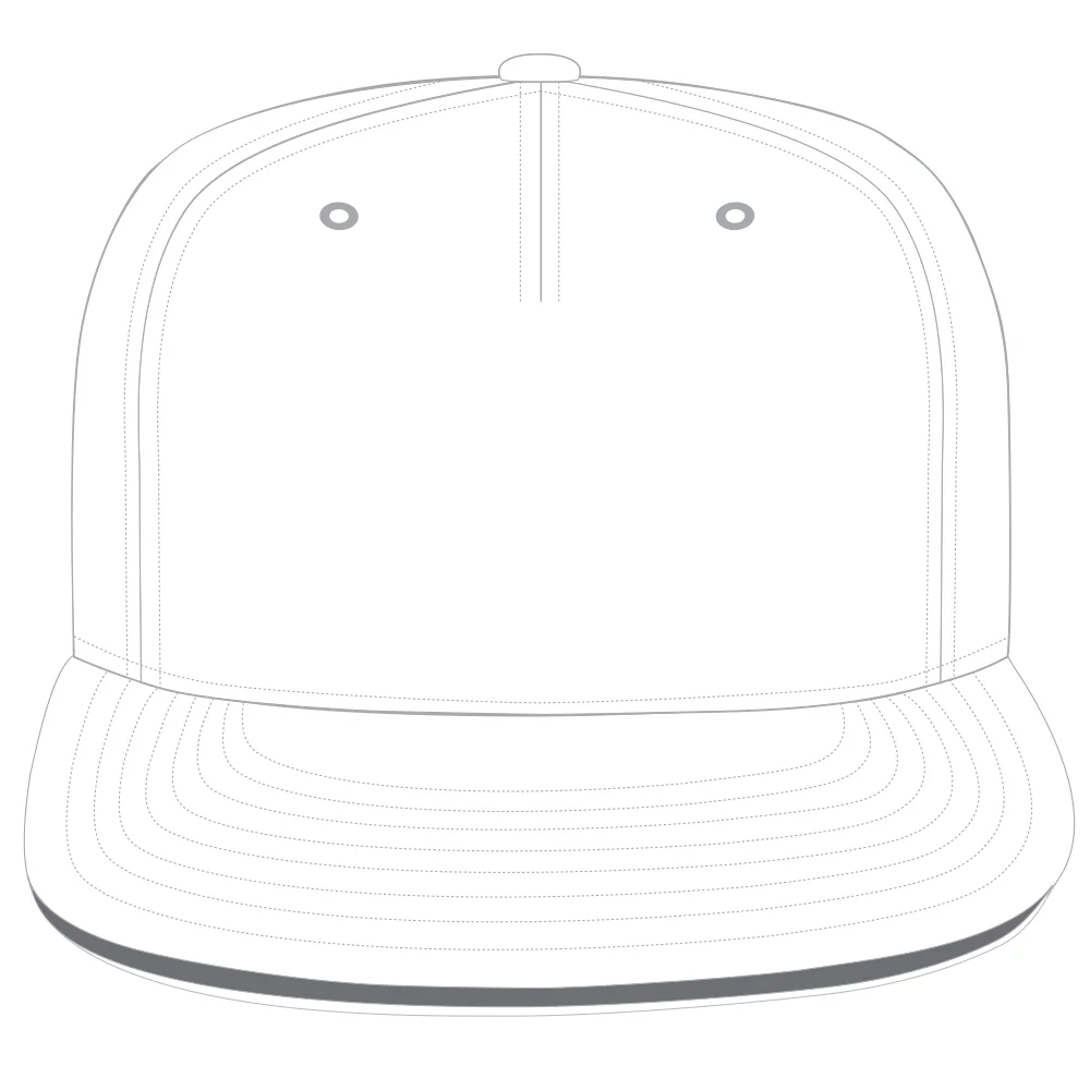 Blank Snapback Hat Template Blank Snapback Hat Template
